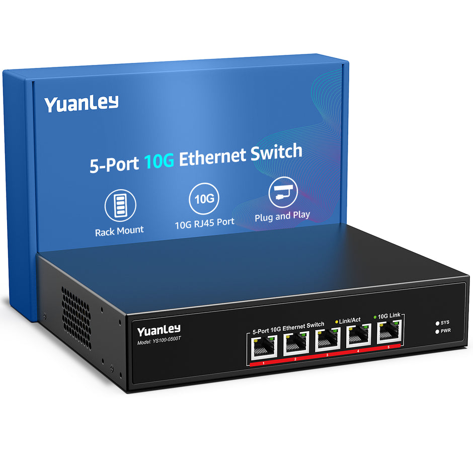 High-Speed 10 Gigabit Ethernet Switches for NAS & Servers | YuanLey